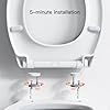 Pipishell Soft Close Toilet Seat, Toilet Seat with Quick Release for ...