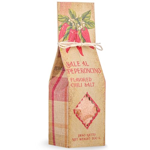 Sicilian Sea Salt with Chili Peppers, 7 oz, All-Natural Unrefined ...