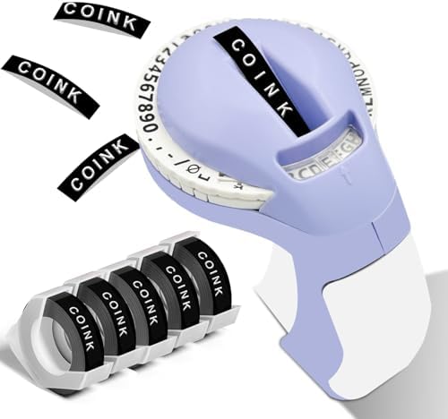Amazon.com : YUECOLOUR Embossing Label Maker Machine with Tapes, Mini ...