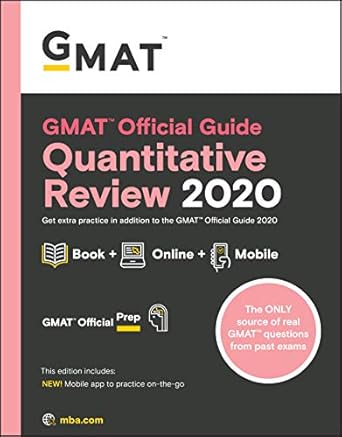 GMAT Official Guide Quantitative Review 2020: Graduate Management ...