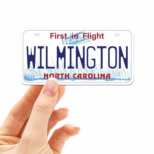 Amazon.com: North Carolina License Plate Sticker, Choose Your NC City ...