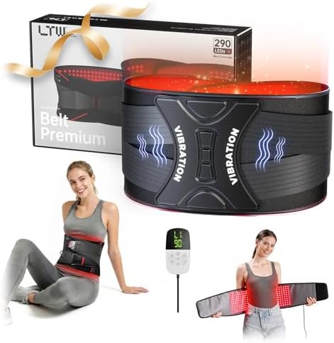 Amazon.com: LTW Upgraded Red Light Therapy Belt, 290 LEDs Infrared Red ...