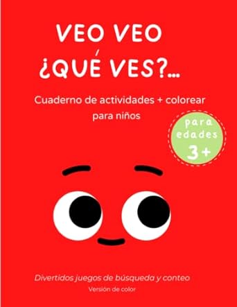 Amazon.com: Veo veo, ¿Qué ves?...: Libro con actividades + colorear ...