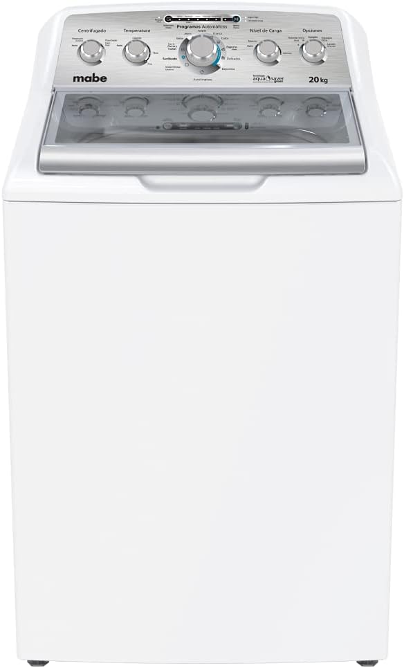 Mabe LMA79113VBAB0 Lavadora Automática 19 kg, color, Blanco, pack of ...