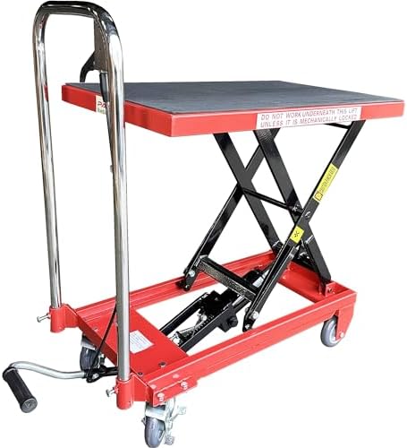 Amazon.com: LuminaLiftCure Foldable Hydraulic Material Lift Dolly ...