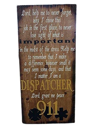 Amazon.com: Wooden Dispatcher's Prayer, 12"x24" : Handmade Products