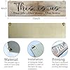 Amazon.com: Vintage Wall Decor Set, 4 Piece Hanging Plaques, Farmhouse ...