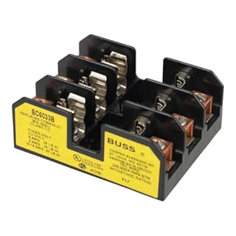 BUSSMANN BC6033B 600 V, Replaces CC60030-3C, Class CC, Fuse Block, 30 ...