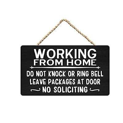 Working From Home Sign