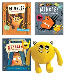 Nibbles The Book Monster Picture Book Collection and Nibbles Plush ...