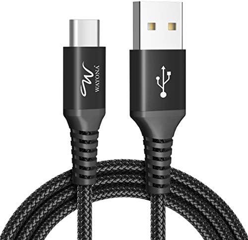 Ambrane Unbreakable 3A Fast Charging 1.5m Braided Type C Cable for Smartphones, Tablets & other ...