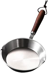 BESTonZON Mini Frying Pan Stainless Steel Small Skillet Mini Egg Omelet ...