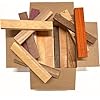Amazon.com: Assorted Wood Cutoffs Box – Mixed Exotic & Domestic ...