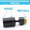 BLUMKRAFT Aerator Black Compatible with IKEA Taps M18.5 2 Modes / Jet ...