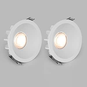Led Flush Mount Ceiling Spotlight Recessed Lighting Indoor, 2 Packs ...