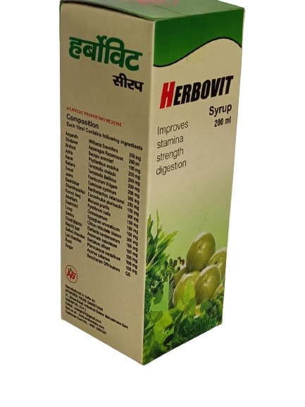 AVS | Herbovit Syrup | 200 ml Bottle | 1 Box : Amazon.in: Health ...