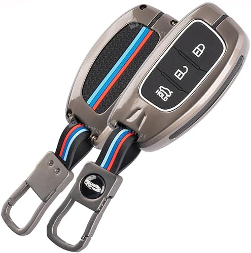 SHOPOFLUX Metal Key Cover for Hyundai Grand i10 NIOS Asta | Venue | i20 ...