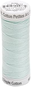 Amazon.com: Sulky Of America 12wt 2-Ply Cotton Thread, 50 yd, Jade Tint