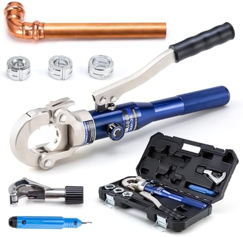 VEVOR Copper Tube Fittings Hydraulic Pipe Crimping Tool, Pressing ...