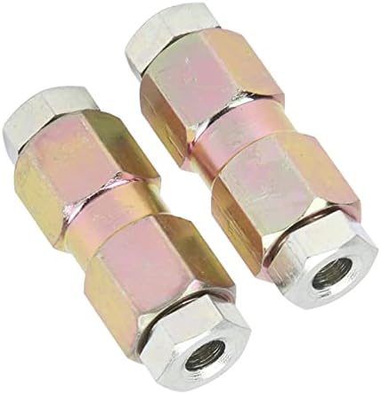 Brake Pipe Fittings, 2pcs Brake Pipe Connectors 10mm/0.39in Inline Male ...