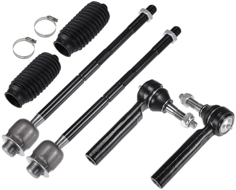Amazon.com: X AUTOHAUX 6pcs Front Inner Outer Tie Rod Ends Kit ...