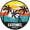Amazon.com - Cozumel Mexico Sticker Decal 3" Round Indoor Outdoor ...
