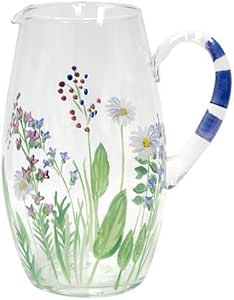 Amazon.com: Block Crystal Wildflower Pitcher : Home & Kitchen