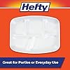 Amazon.com: Hefty Everyday Soak-Proof Foam Compartment Tray, White, 9 x ...