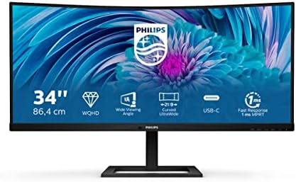 Philips monitors Philips Écran incurvé 346E2CUAE 86 cm (34 pouces ...