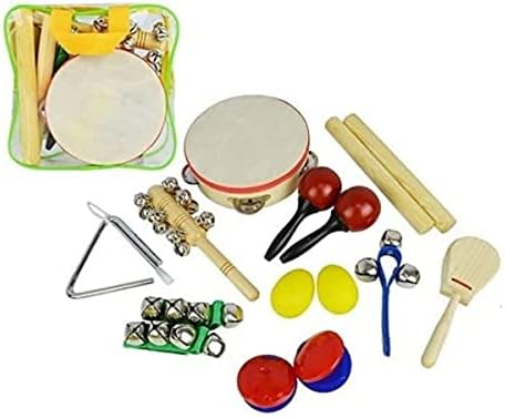 A-Star 14pcs Handheld Musical Instrument Percussion Gift Set with ...