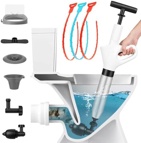 Amazon.com: Matework Electric Toilet Plunger, High Pressure Plunge ...