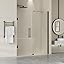 Findepot 38-42" W x 71" H Pivot Glass Shower Door, Pivot Shower Door with 1/4"(6mm) Clear Glass ...