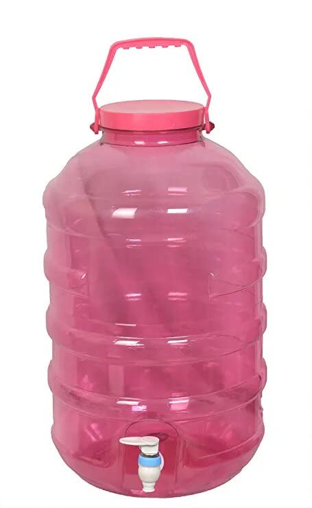 Buy Everest Polymers Plastic Water Bottle 20 litres jar Container 1 ...