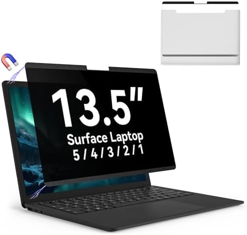 Amazon.com: Magnetic 13.5 Inch Surface Laptop Privacy Screen for ...