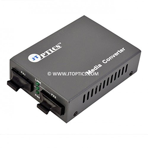 JT Multimode Fiber to Single Mode Converter Upto 20km (Black) : Amazon ...