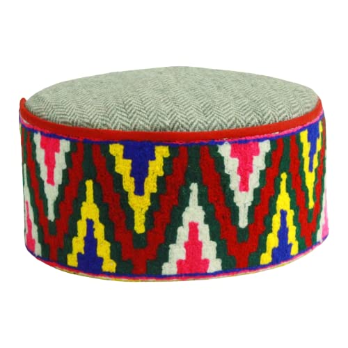 Buy Vastraa Fusion Men's Handloomed Woolen Himachali Kullu Topi (Pack ...