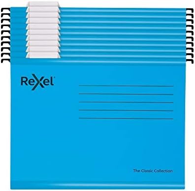 Rexel Classic Foolscap Reinforced Filing Cabinet Suspension Files with ...
