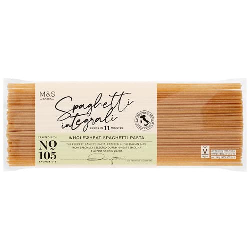 Amazon.com: Marks and Spencer Wholewheat Spaghetti 500g : Grocery ...