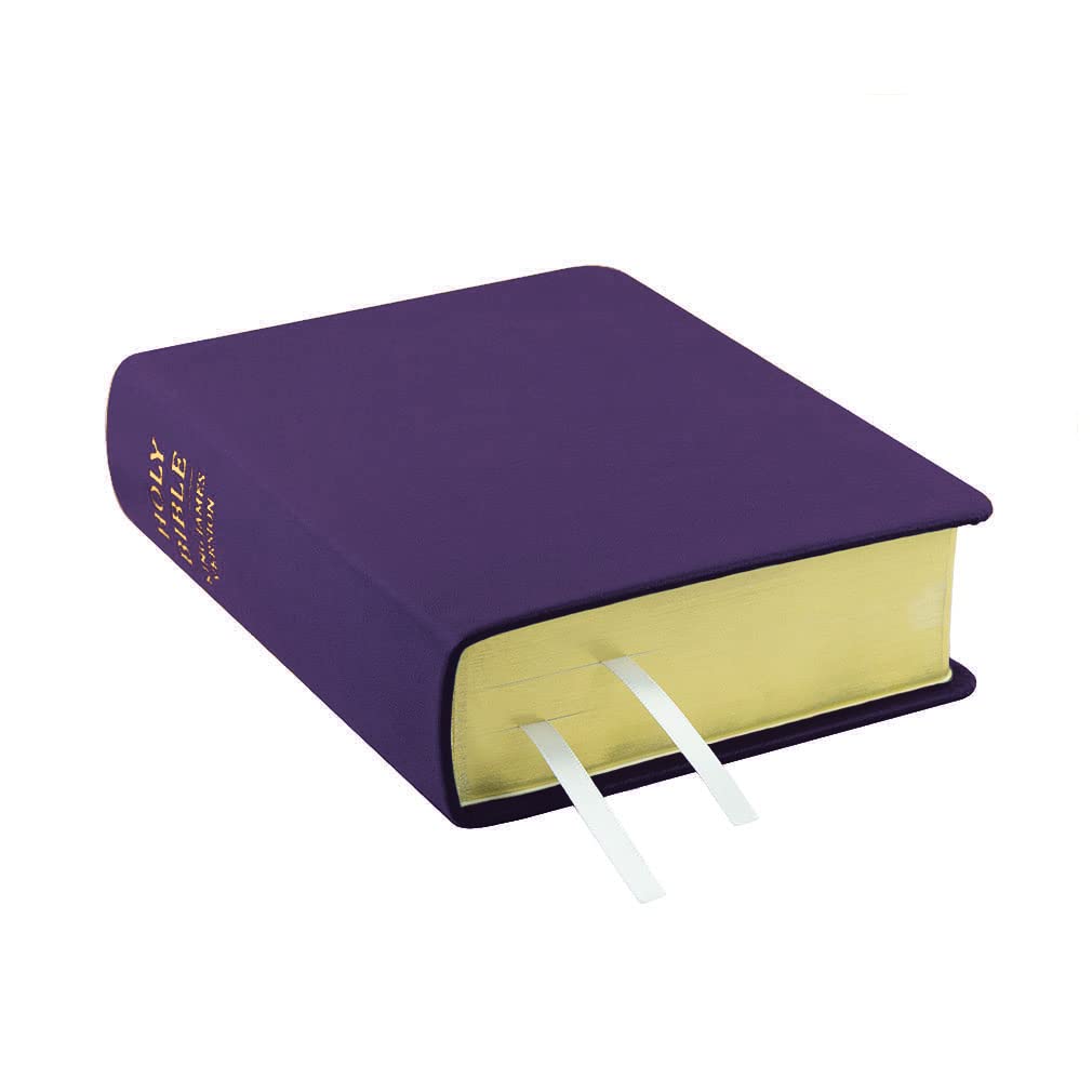 Amazon.com: LDS Scriptures Hand-Bound Violet Purple Genuine Leather ...