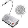 Amazon.com: Intercom Microphone, Glass Window Microphone Speaker, Bank ...