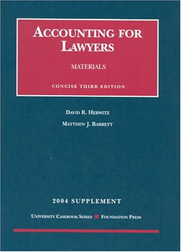 Buy Accounting For Lawyers 2004: Concise Book Online at Low Prices in ...