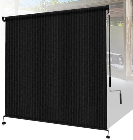Amazon.com: Shade&Beyond Outdoor Roller Shades with Splicing Design, 12 ...