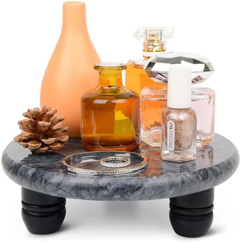 Amazon.com: STRONA 6" Round Marble Riser for Kitchen Counter Decor ...