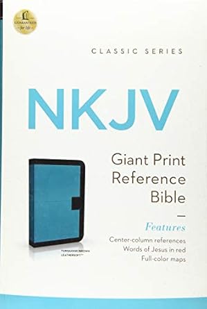 Nkjv Giant Print Center-Column Reference Bible: Thomas Nelson: 9780718011567: Books - Amazon.ca