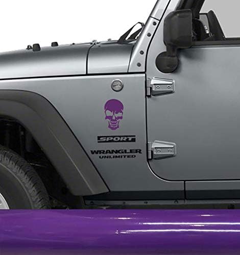 Amazon.com: Set of (4) Small Skull Decals Sticker Graphics 5 inches by ...
