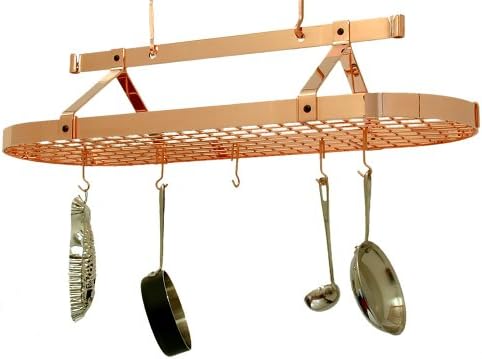 Amazon.com: Enclume Premier 5-Foot Oval Ceiling Pot Rack, Hammered ...