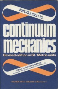 Amazon.com: Introduction to Continuum Mechanics (Pergamon Unified ...