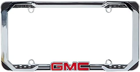 Amazon.com: CHROMA 042577 GMC Reversible License Plate Frame : Automotive