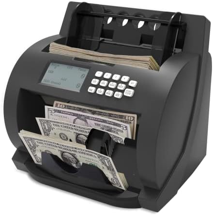 Amazon.com : Money Counter Machine, Dollar, Euro, Pound UV/MG/MT/IR/WM ...