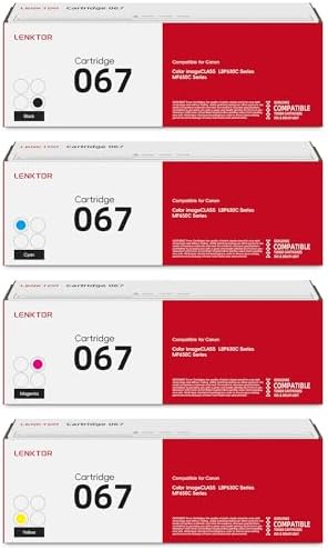 Canon Genuine 067 Black Toner Cartridge Compatible with LBP633Cdw ...